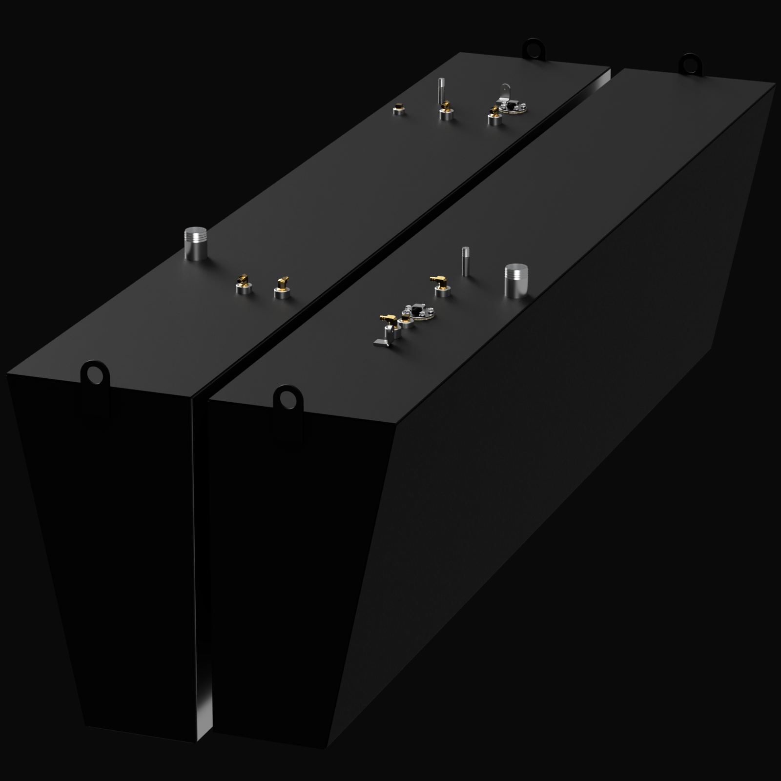 Formula 41 PC 1995 Diesel Fuel Tank Port 178 gal /STBD 168 gal ...